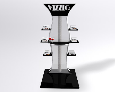 Carlos Alcivar Portafolio: Stand Vizzio - Degustación