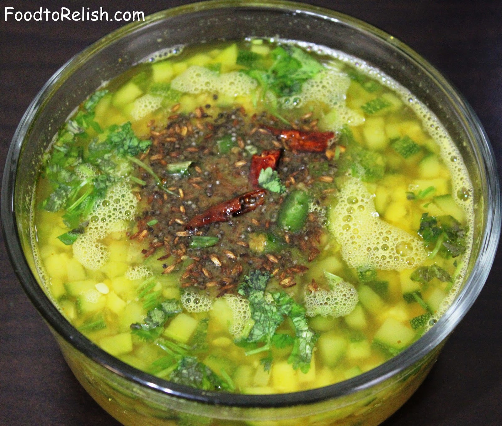 Sponge Gourd / Tuppada Heerekai Tovve