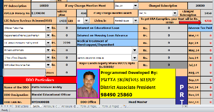 Income Tax 2014-15 ~ Putta for Employees