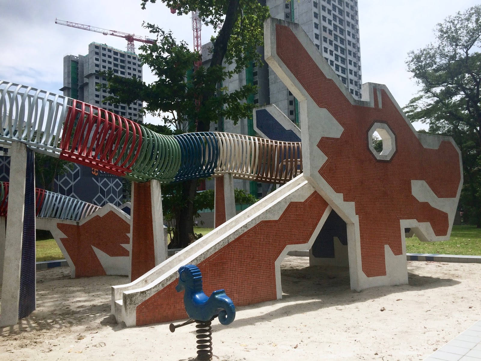 Dragon Playground @ Toa Payoh; Singapore | Moonlit