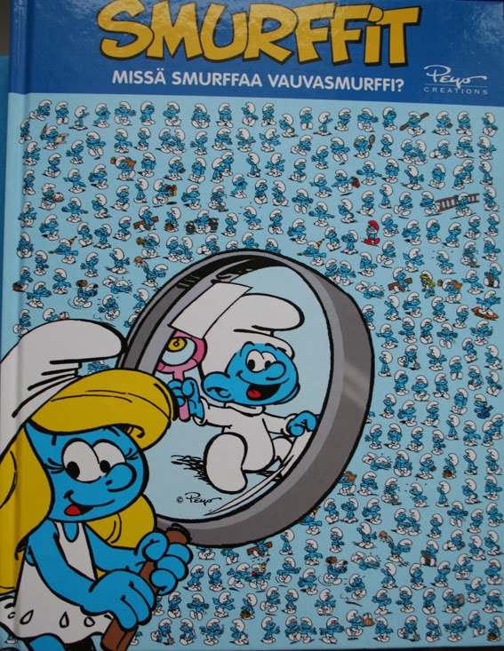 Lukemisia lapsille ja myös lasten vanhemmille: Smurffit, missä smurffaa ...