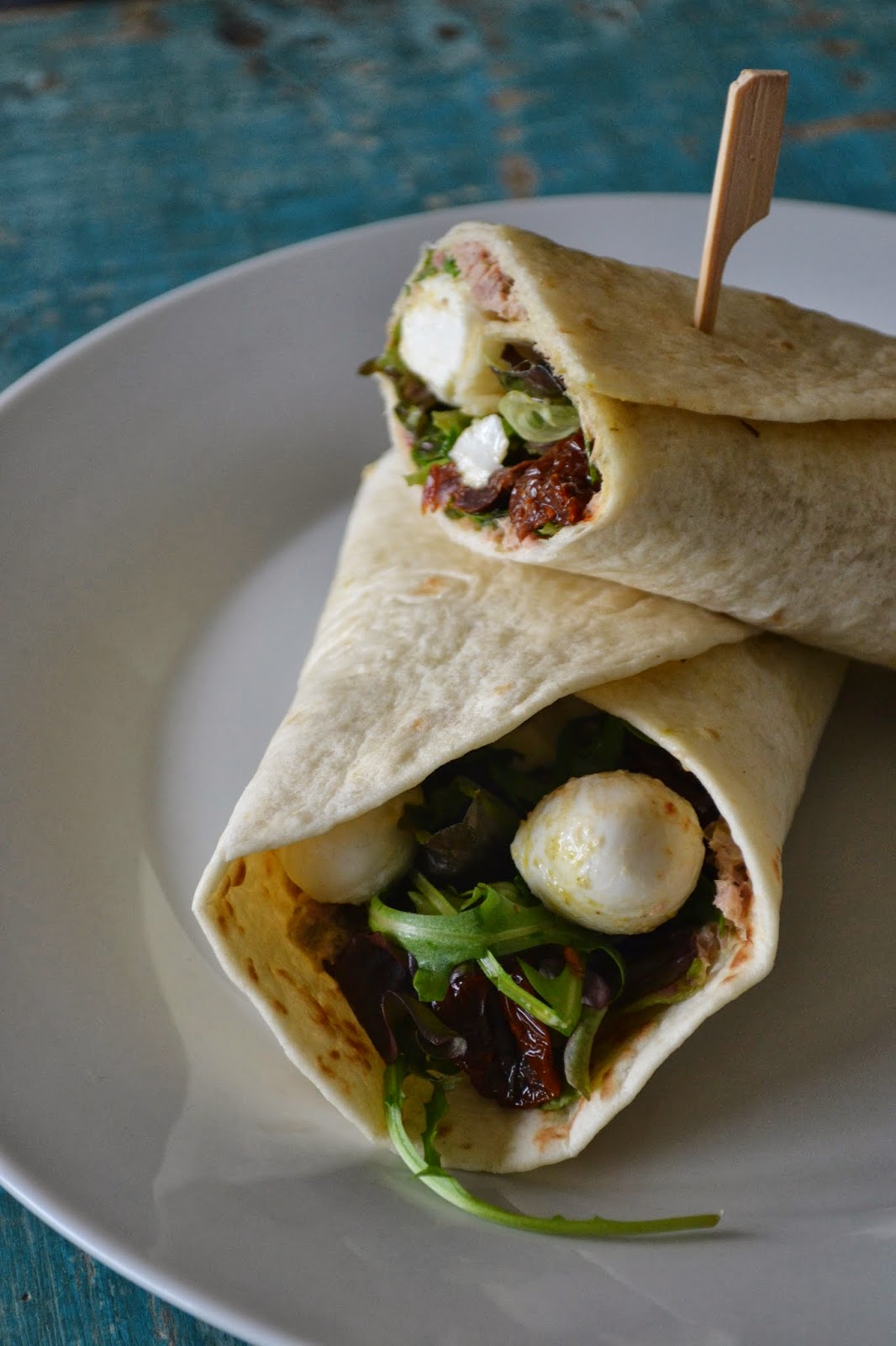 Mijn kookavonturen: Tonijnwraps met pesto