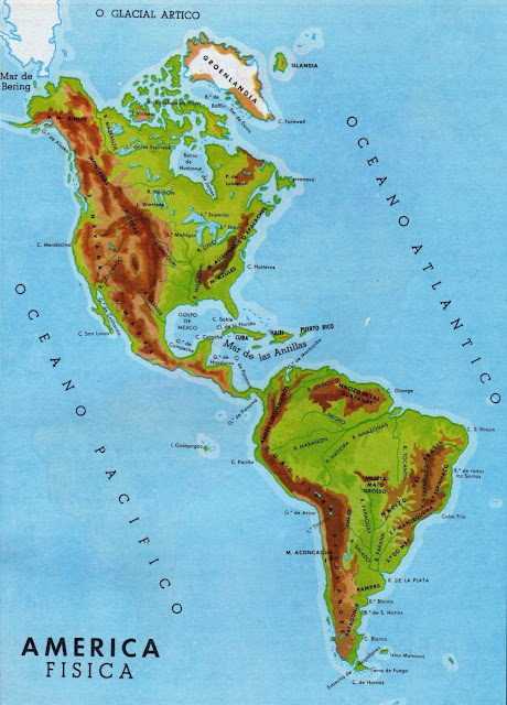 Geografía : Características del continente Americano.