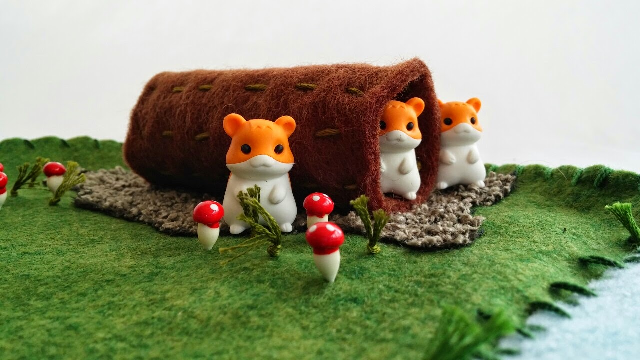 Whimsical Ways: Hamsters and Hedgehogs Play Mat