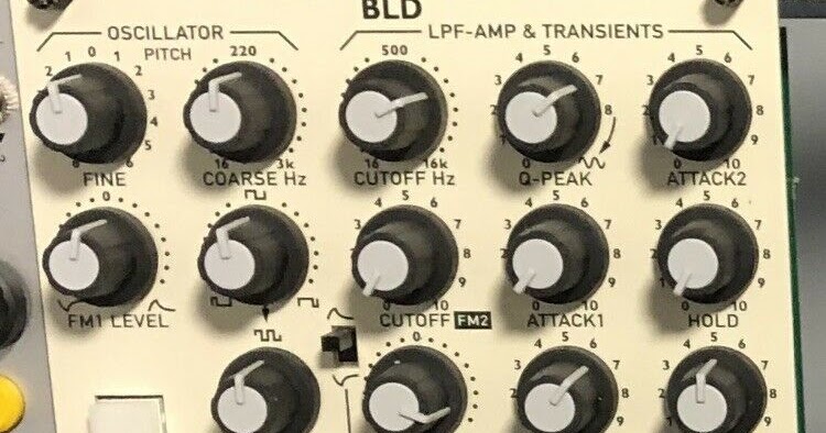 MATRIXSYNTH: Cwejman BLD Bass-Lead & Drum Generator Eurorack Module