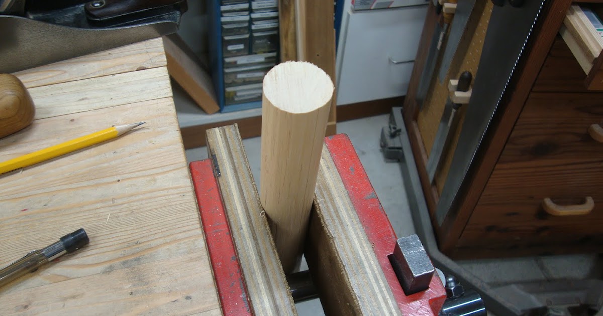 Woodworking in a Tiny Shop: Finding Center on the End of Cylindrical Stock