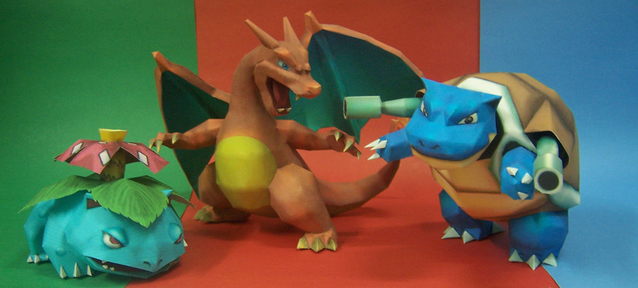 PaperPokés - Pokémon Papercraft: BLASTOISE