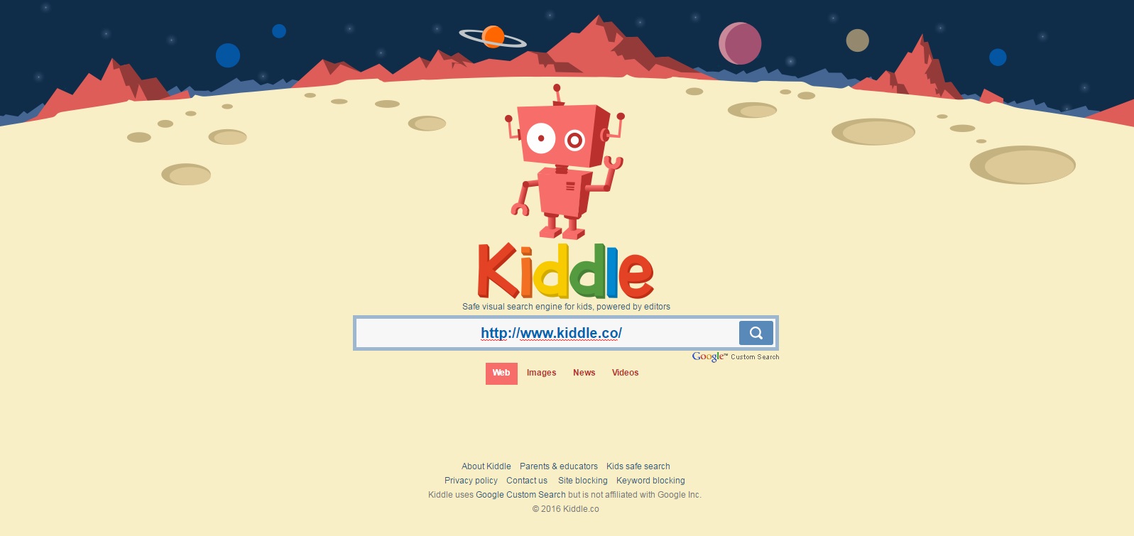 Kiddle search engine for kids