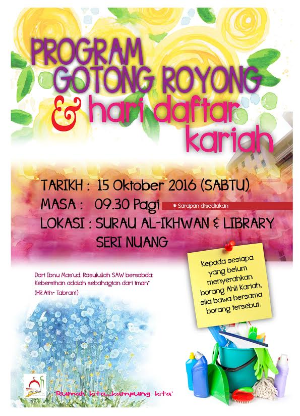 Komuniti Pangsapuri Seri Nuang @BBSA, Sek. U11: Gotong-royong surau dan ...