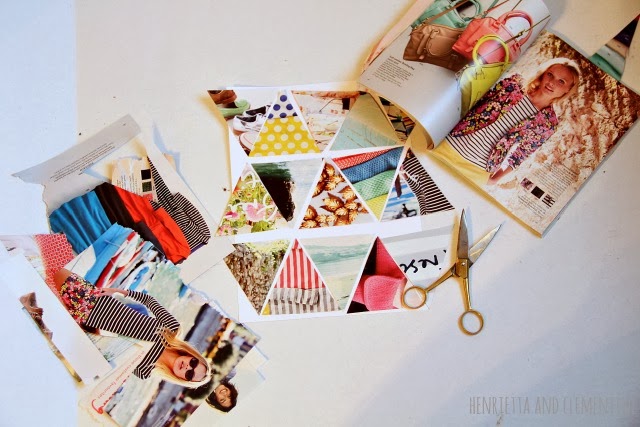 Henrietta & Clementine: DIY Modge Podge Notebook Cover