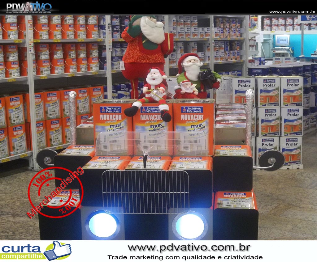 Trabalho de Merchandising Sherwin Williams ~ PDV Ativo
