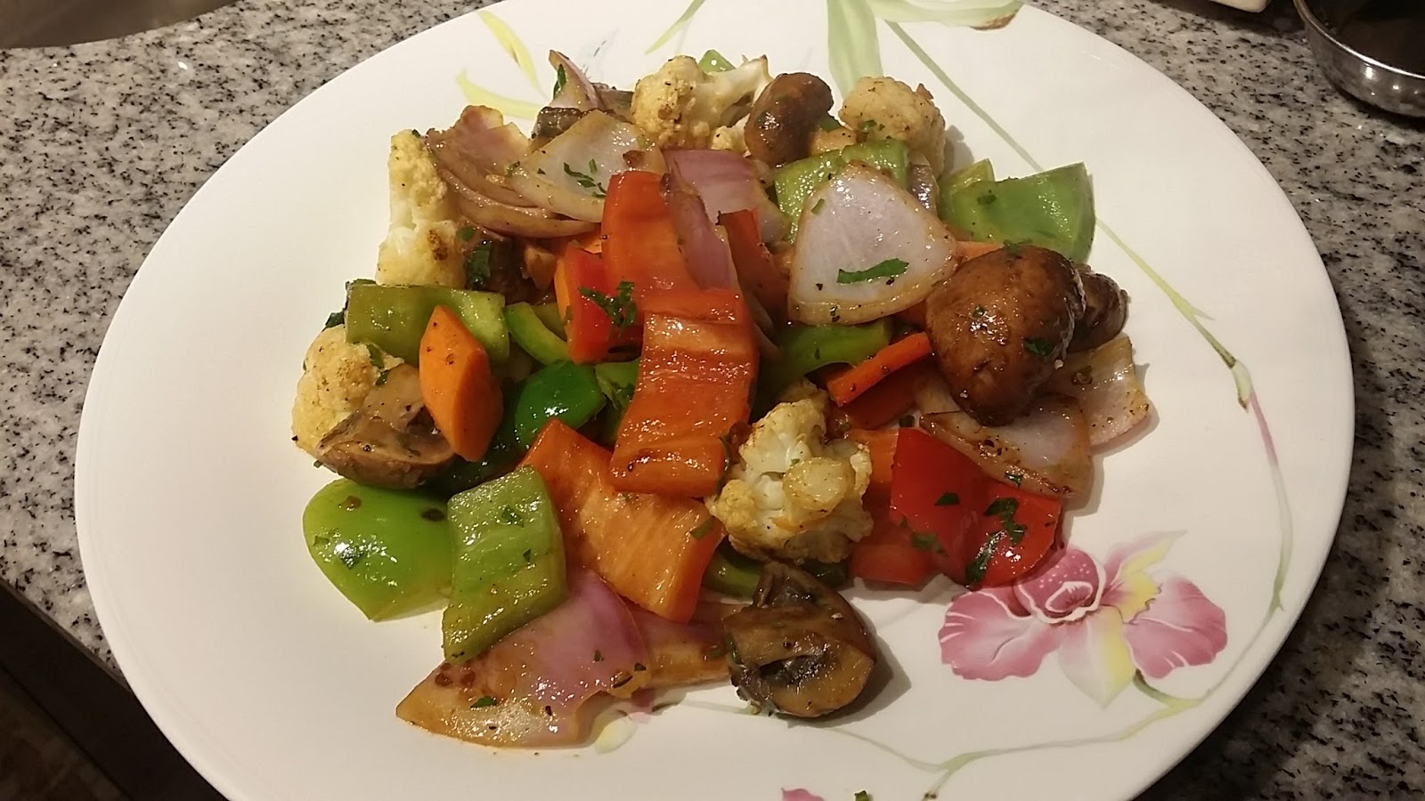 A Gourmet Meal: PANEER STEAKS WITH VEGETABLES
