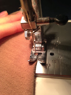 Peacocks and Leopards : Plain Tan Skirt Criss-cross sewing
