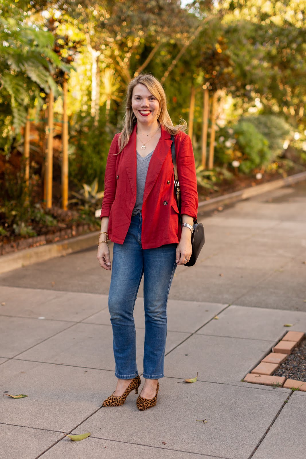 What to wear with a red blazer - Cheryl Shops