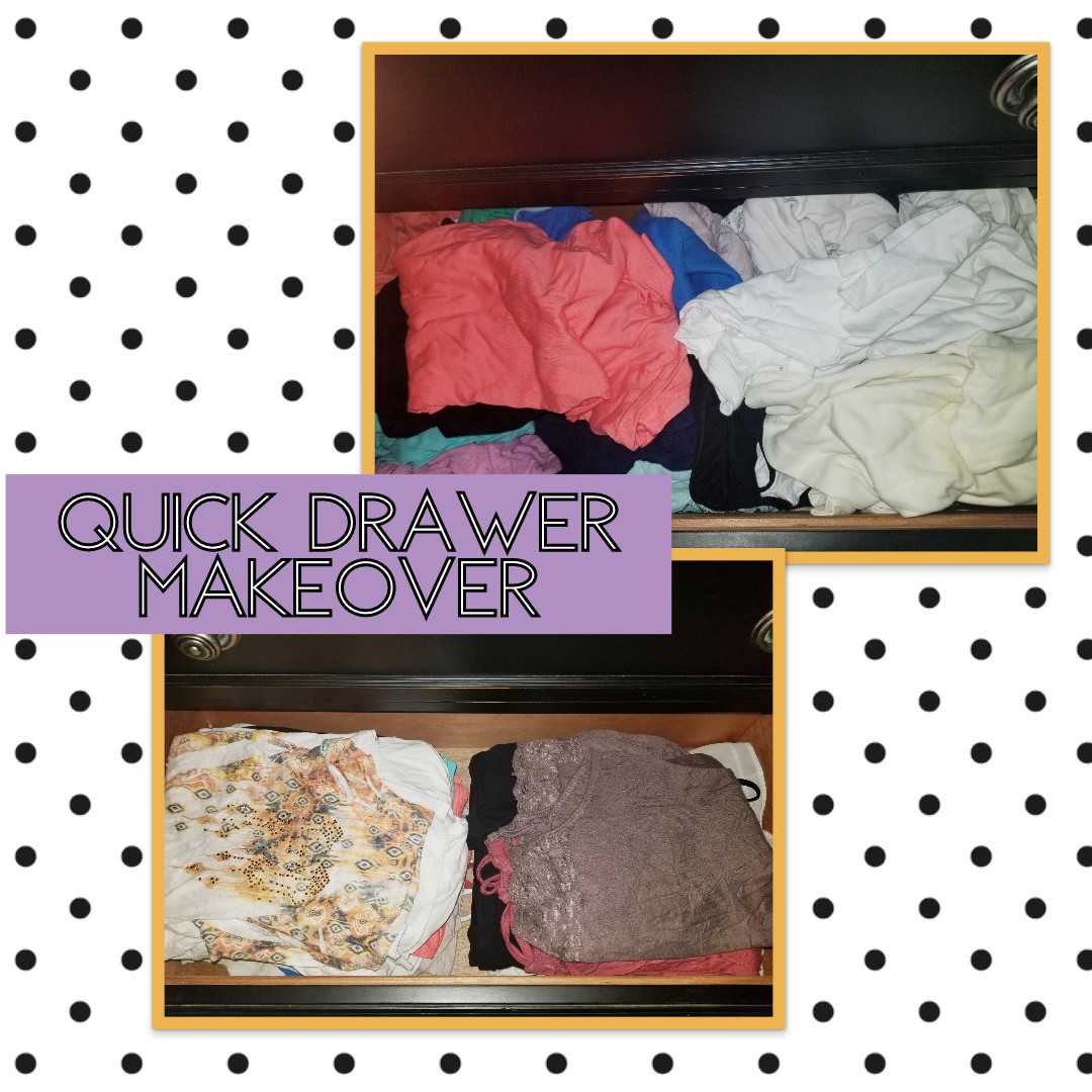 Quick Drawer Makeover