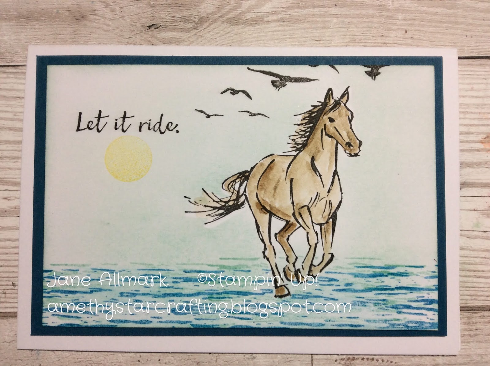 Crafting With Jane: Stampin Up Let It Ride - Riding through the waves ...