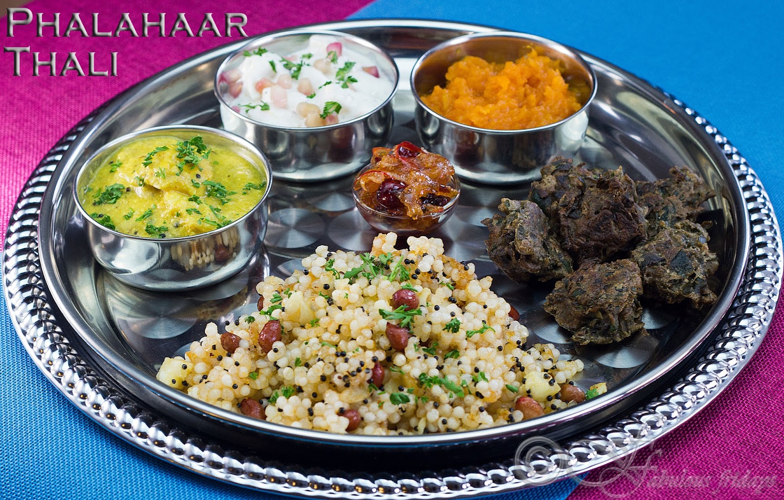 fabulous fridays: Phalahaar fasting thali three