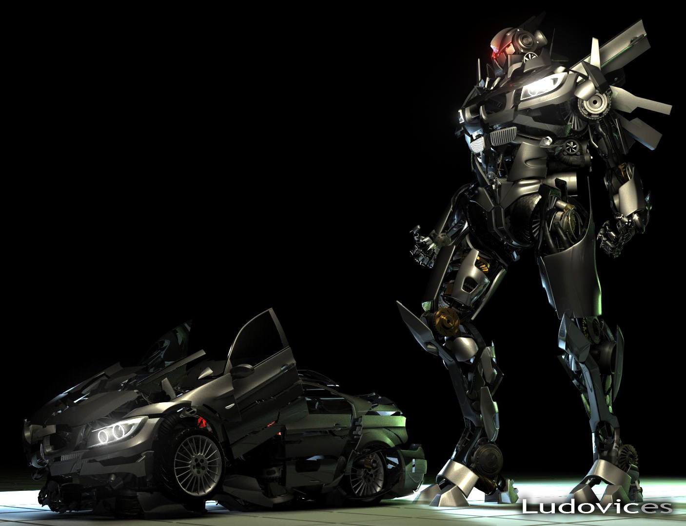 Ludovic HOARAU Graphiste 2D/3D: BMW transformers