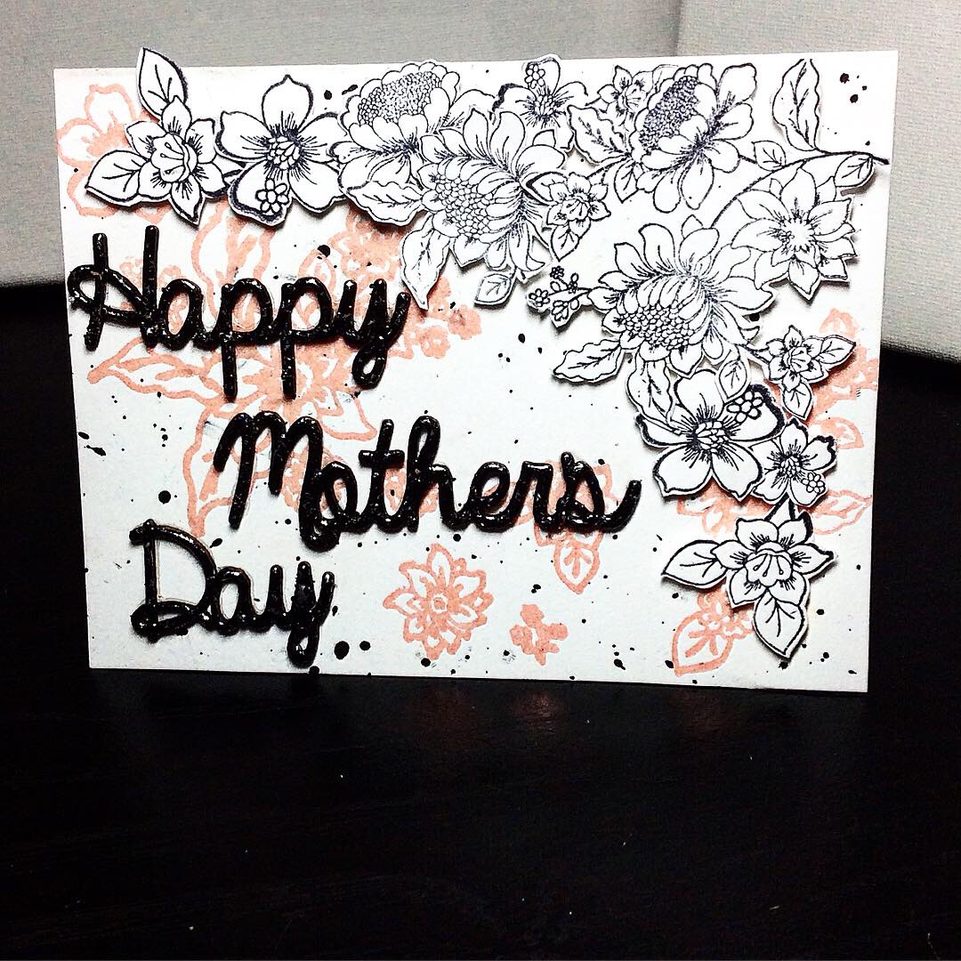 Blank Page Muse: Happy Mothers Day Card