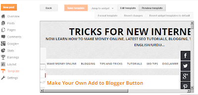New Blogger Template HTML Editor Interface - An Island for Blogging ...