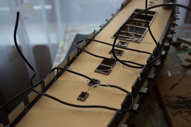 Sailing Ship Models: USS Constitution - Assembling the Spar Deck