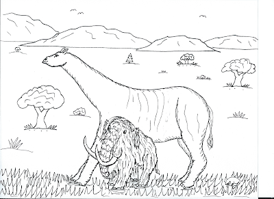 Prehistoric Mammals Coloring Pages Coloring Pages