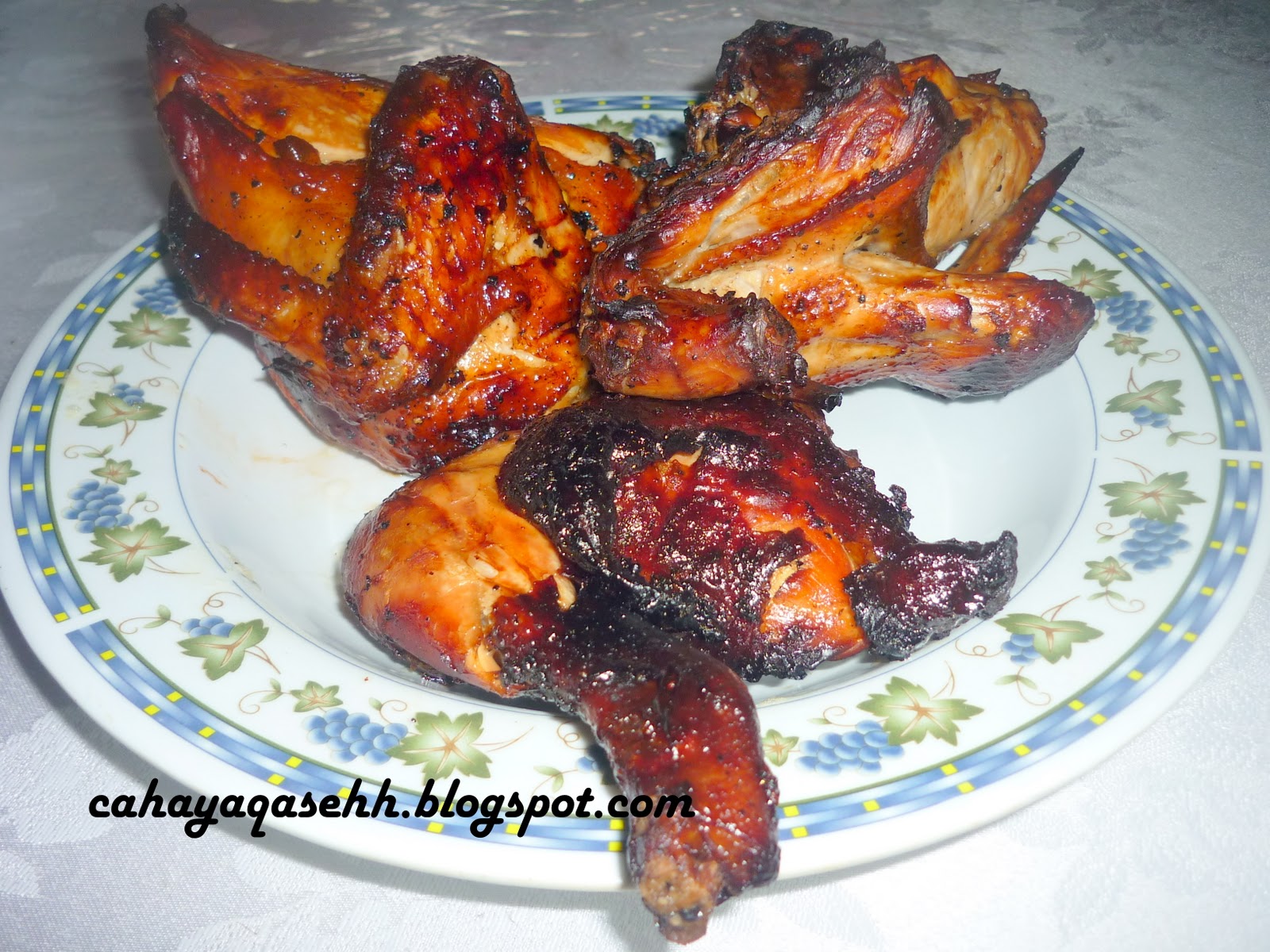 DARI DAPUR MAK LONG ....: Ayam Panggang Lada Hitam