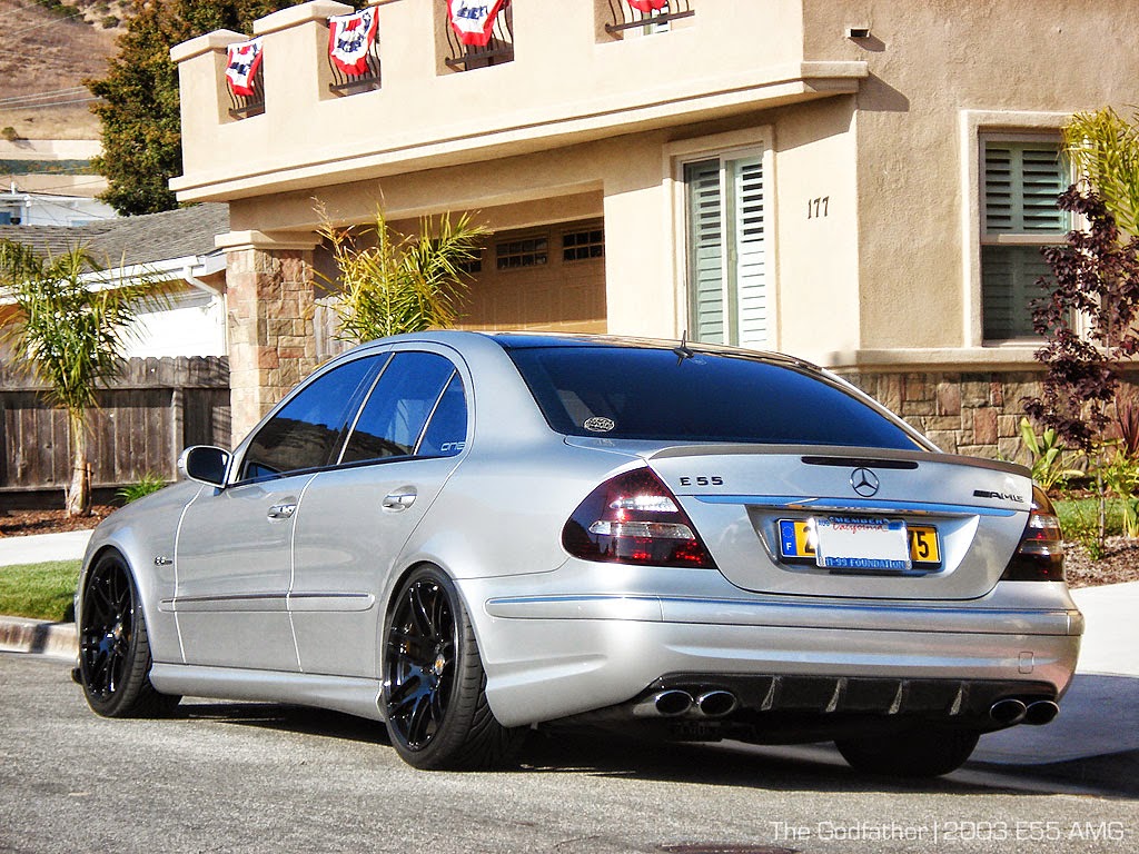 Mercedes-Benz W211 E55 AMG on Forgestar Wheels | BENZTUNING