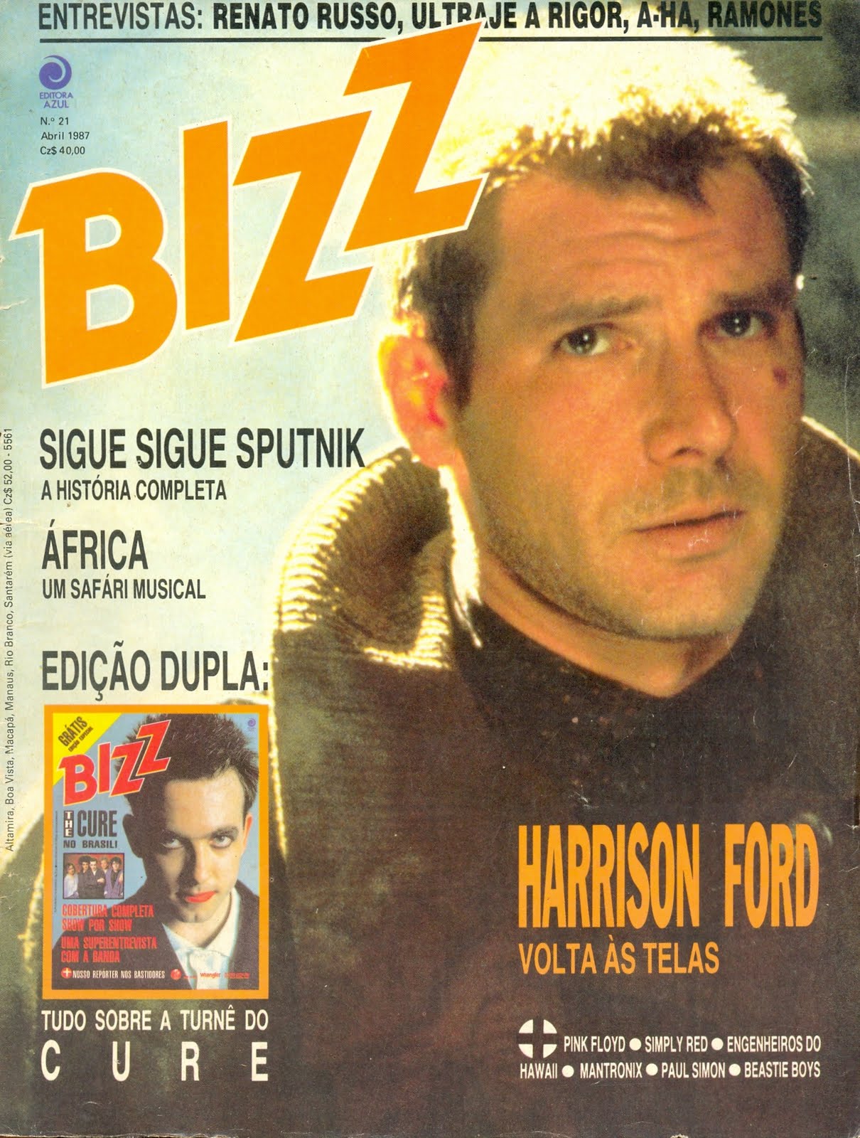 ROCK & QUADRINHOS SCANS: REVISTA BIZZ 21