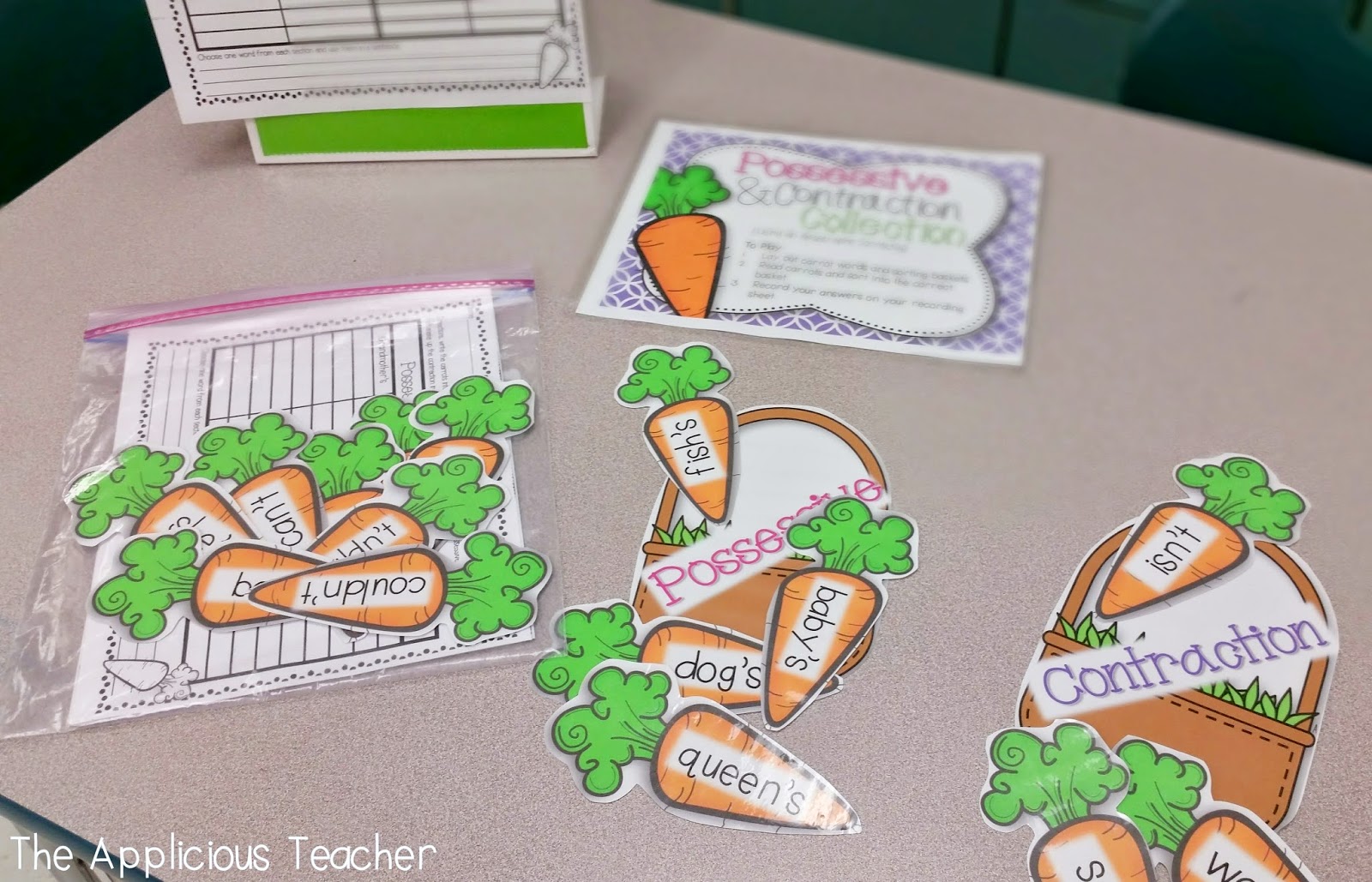 Plants and Spring Center Fun! - The Applicious Teacher