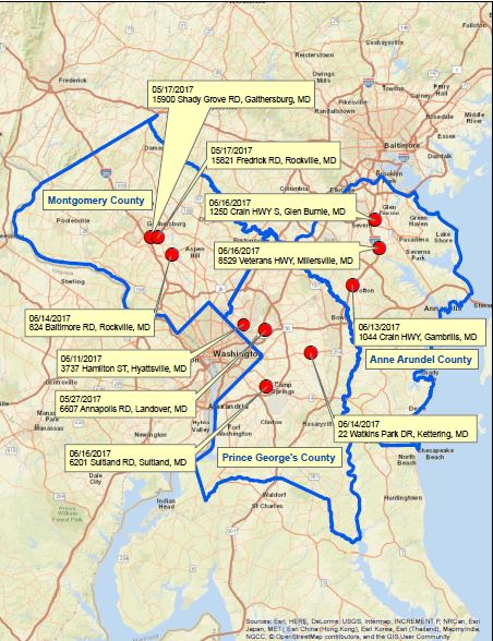 PGPD News: Suspects Linked to 10 Robberies Facing Charges