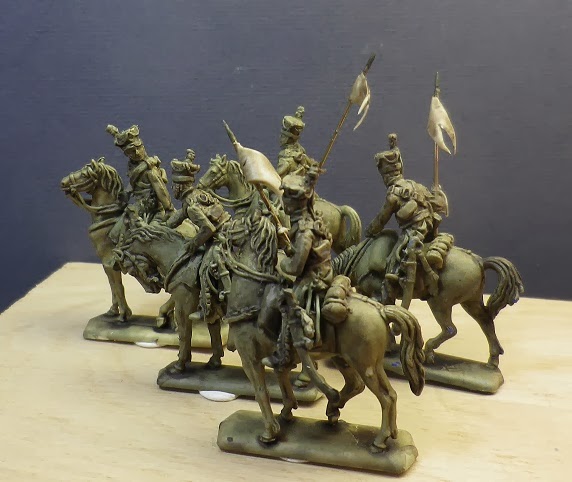 History in 1/72: And here are the finished Prussian lancers