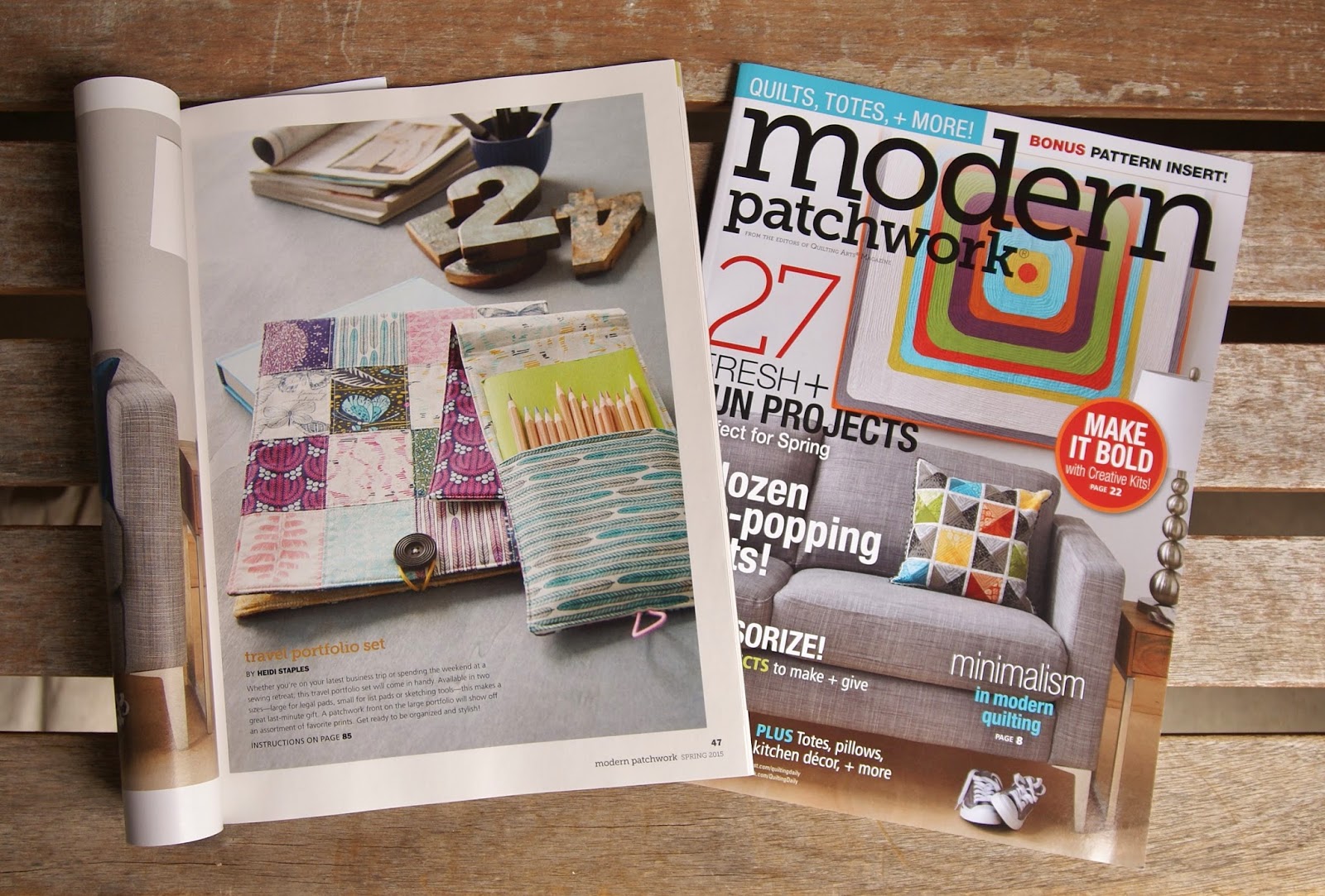 Fabric Mutt: Travel Portfolio Set