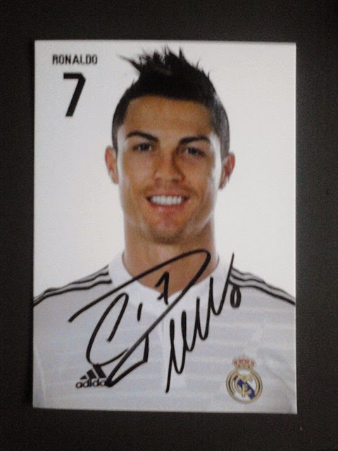 Krystiano96 - Kolekcja Autografów: Cristiano Ronaldo