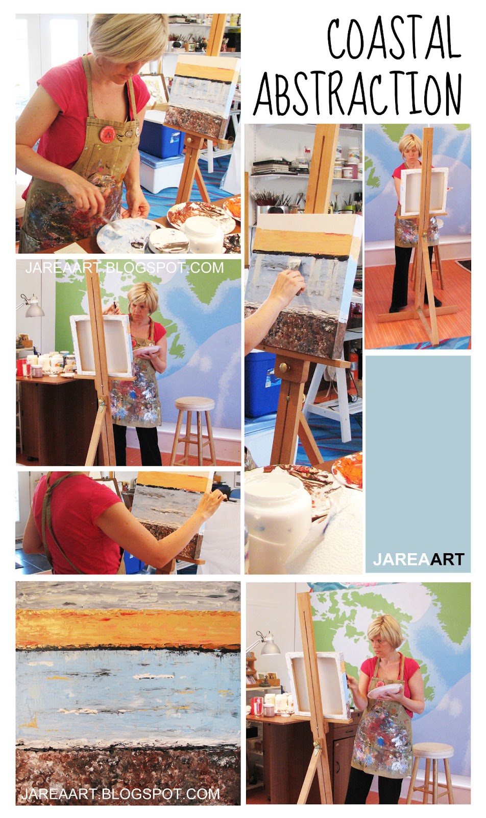 Jarea Art Studio: Coastal abstraction
