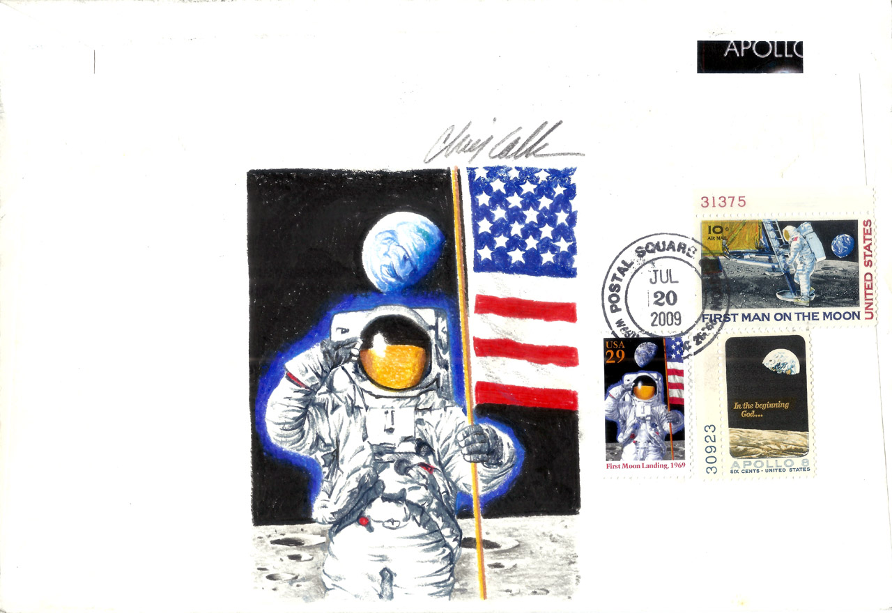 Signed Covers: USA 1969 First Man On The Moon Stamp Issue