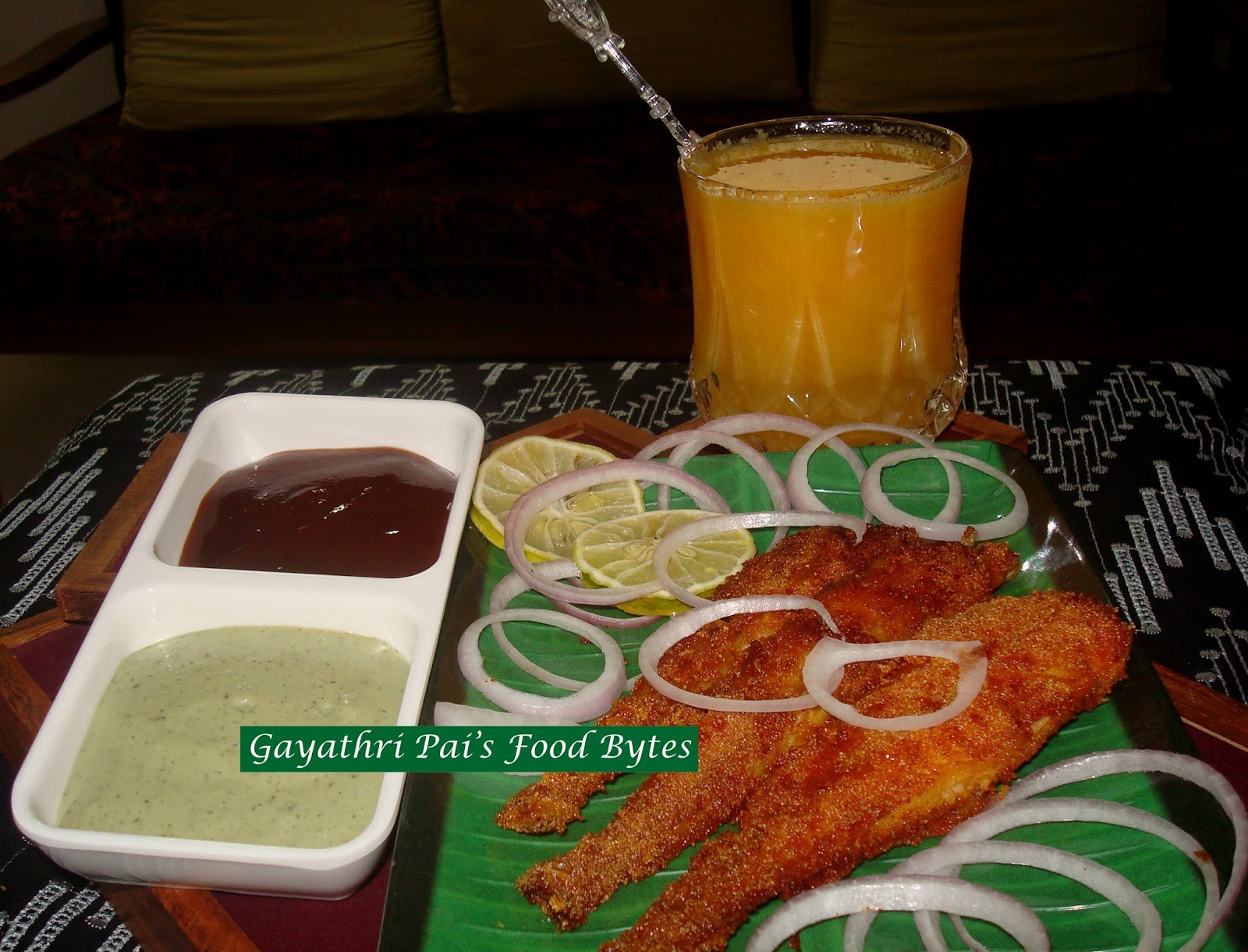 Gayathri Pai's Food Bytes: Kane / Noglekana / Lady Fish Fry