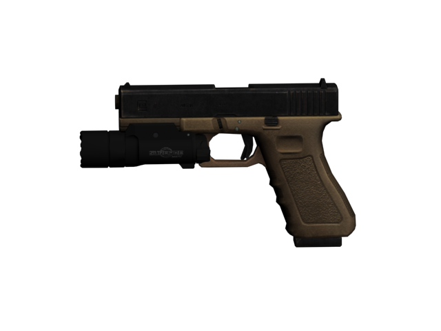 Reznu Mods: Glock 17 + Tan skin and Flashlight