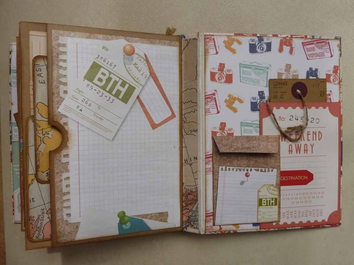 Céline´s Creaties: Mini-album Travel