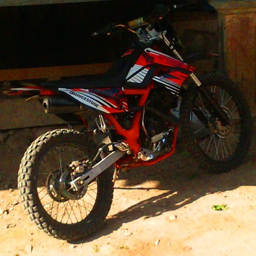 Karetbundar88: modifikasi satria fu jadi trail dengan biaya murah