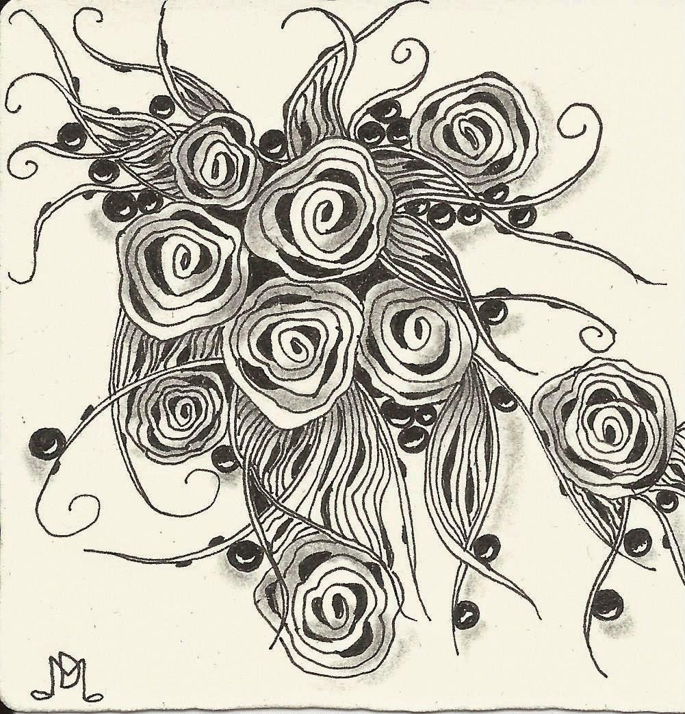 Di's Tangle Art: Diva Dance for Square One