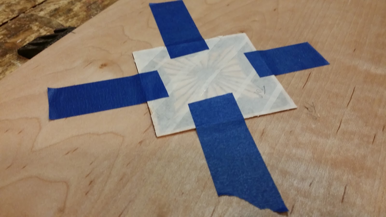 A Simple Diamond Shaped Inlay Using a Hand Router