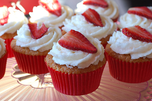Cupcake de Morango :9 - Lindαlin Silvα