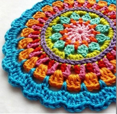 Ergahandmade: Crochet Mandala + Free Pattern + Diagram