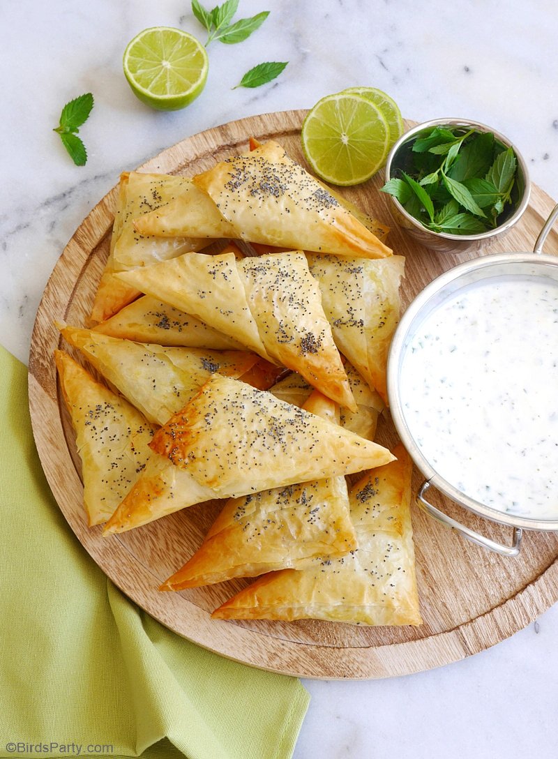 Vegetarian Indian Samosas Recipe - Party Ideas | Party Printables Blog