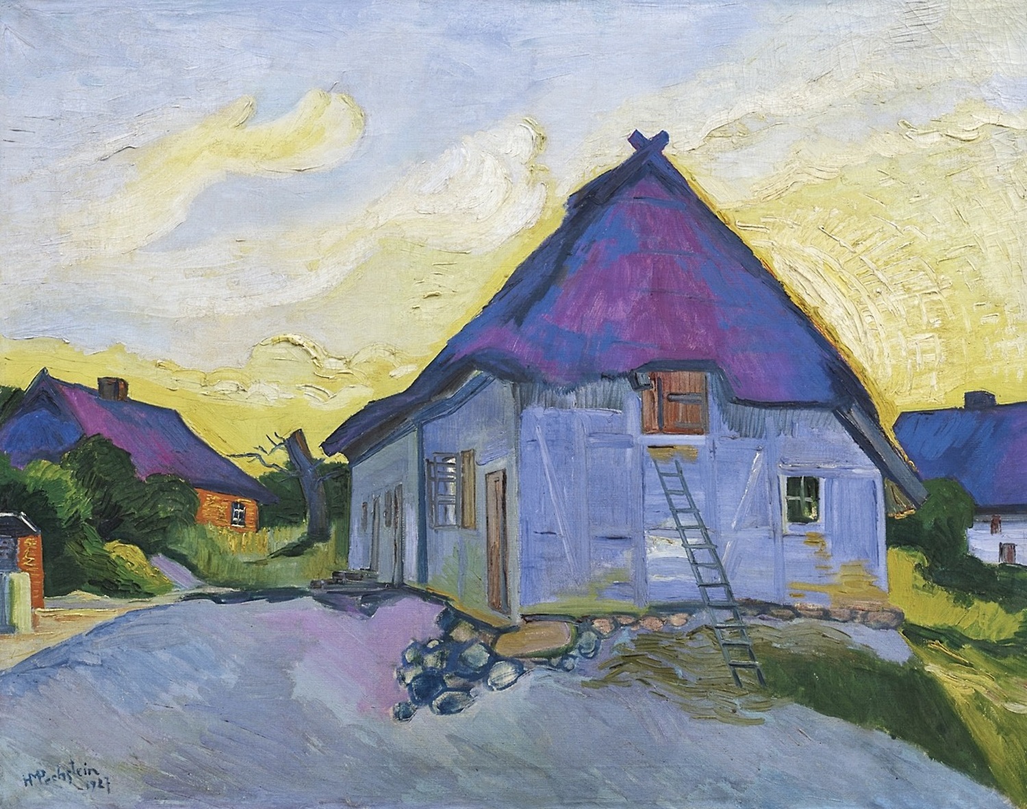 Enjoy some Damn Fine Art : Max Pechstein. Autumn Evening (‘Herbstabend ...