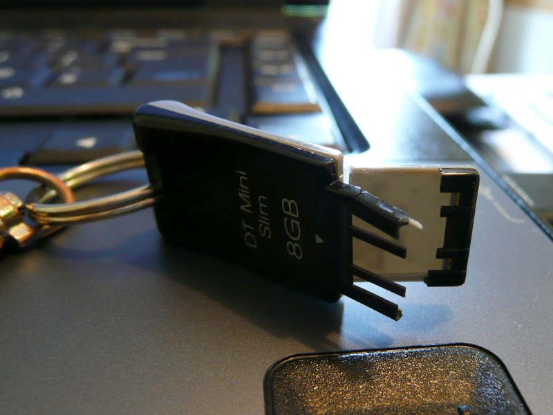 It's Not Pretty, But It Does The Job: USB key