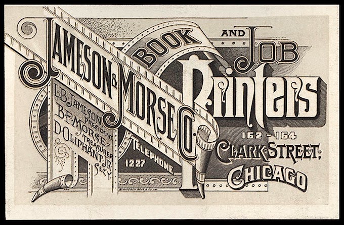Expresh Letters Blog: Ephemera: 1900's printing trades typography