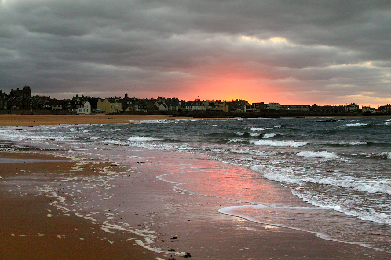 Cold southeasterly wind ....