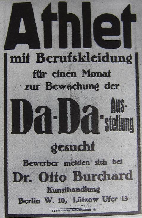 First International Dada Fair, Berlin, 1920